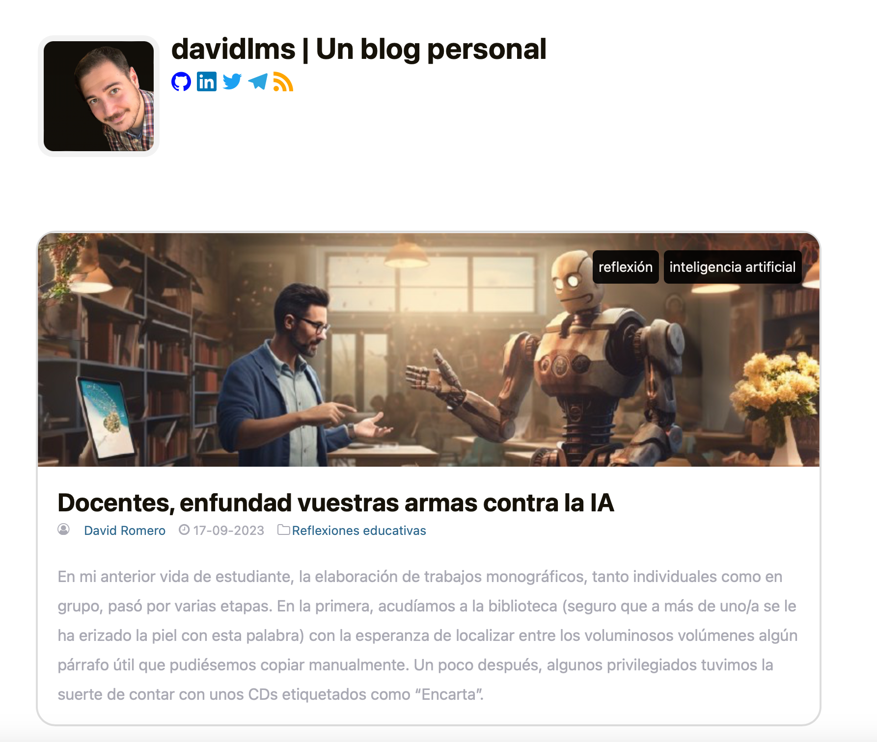 Curso IAG profesorado